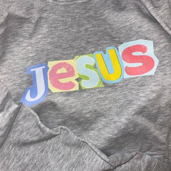 Tops | Jesus Magazine Cut Out Print Hoodie | Poshmark
